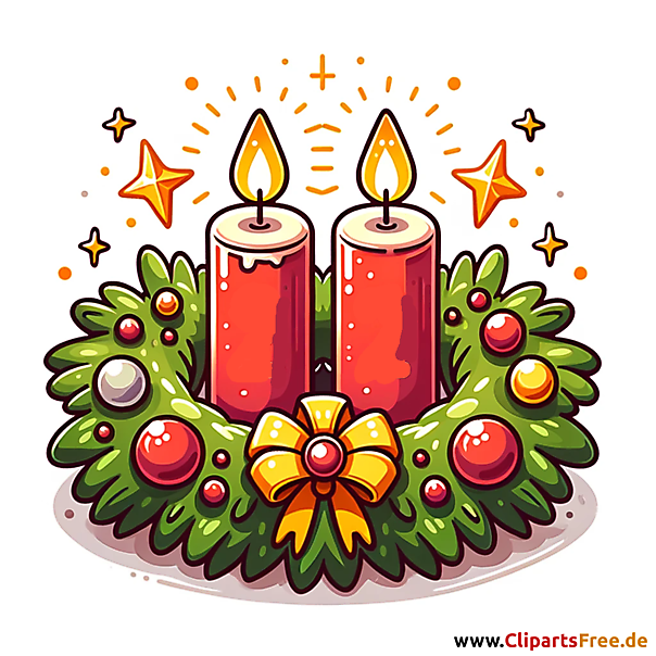 Weihnachtskranz zum Advent Bild Weihnachtskranz zum Advent Bild