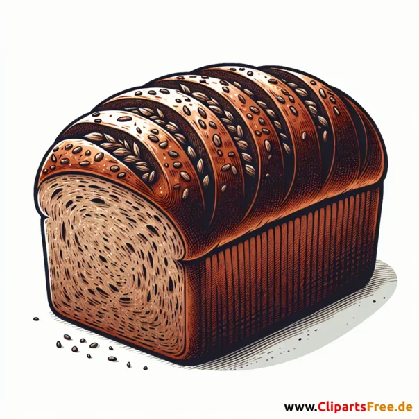 Roggenbrot Clipart - Bilder zum Thema Backwaren