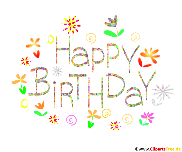 Grafik Happy Birthday kostenlos