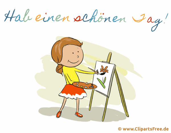 Hab einen schönen Tag Glückwunschkarte animiert