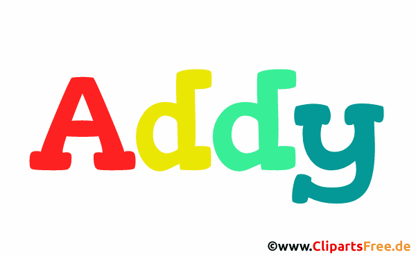 Addy Vorname - weibliche Vornamen als Gif-Bilder