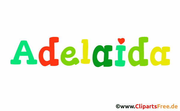 Nome de menina Adelaida para bebê como ilustração
