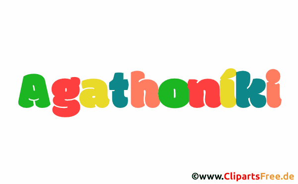 Ime Agathoníki – izvirna imena deklet kot gif