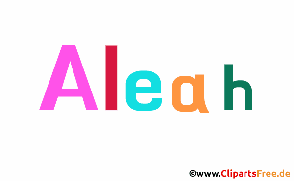 Aleah nome para meninas - belos nomes de bebês como gifs