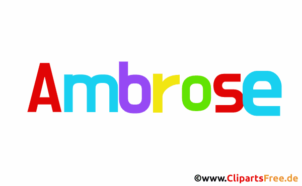 Ambrose Vorname für Baby - Schöne weibliche Vornamen mit bunten Buchstaben