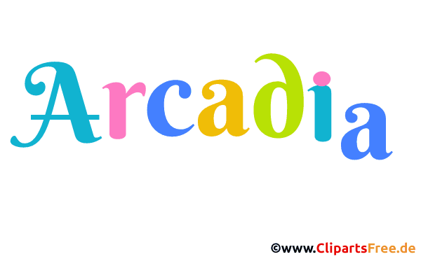 Arcadia girls first name fotografía, clip art y ilustración