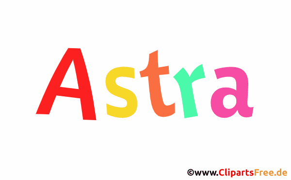 Nombre de Astra para niñas como imagen gif