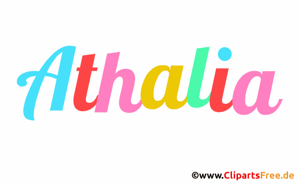 Athalia Vorname für Mädchen - Animierte Namensbilder