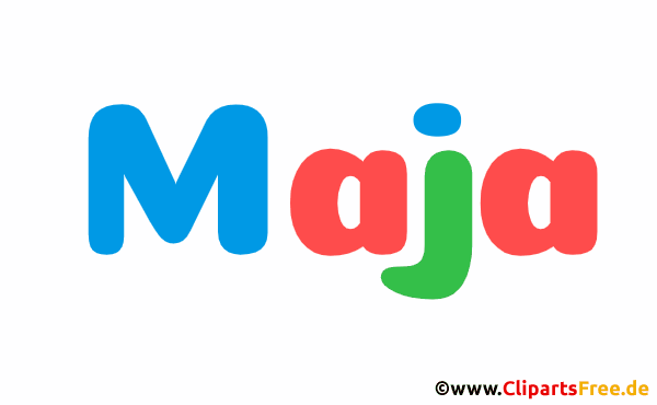 Maja nombre de soltera como imagen de nombre en formato gif