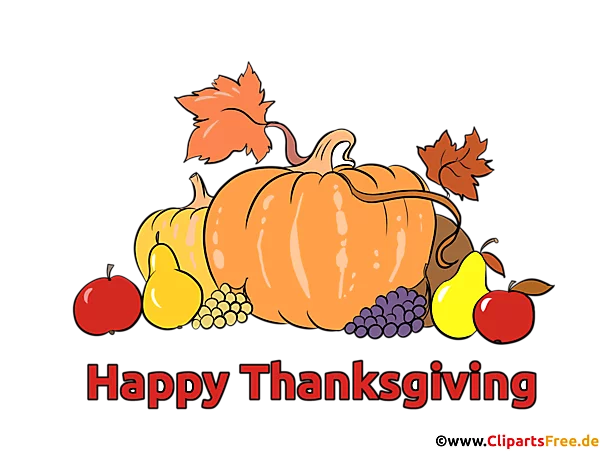 Erntedankfest Deko Cartoon Clipart