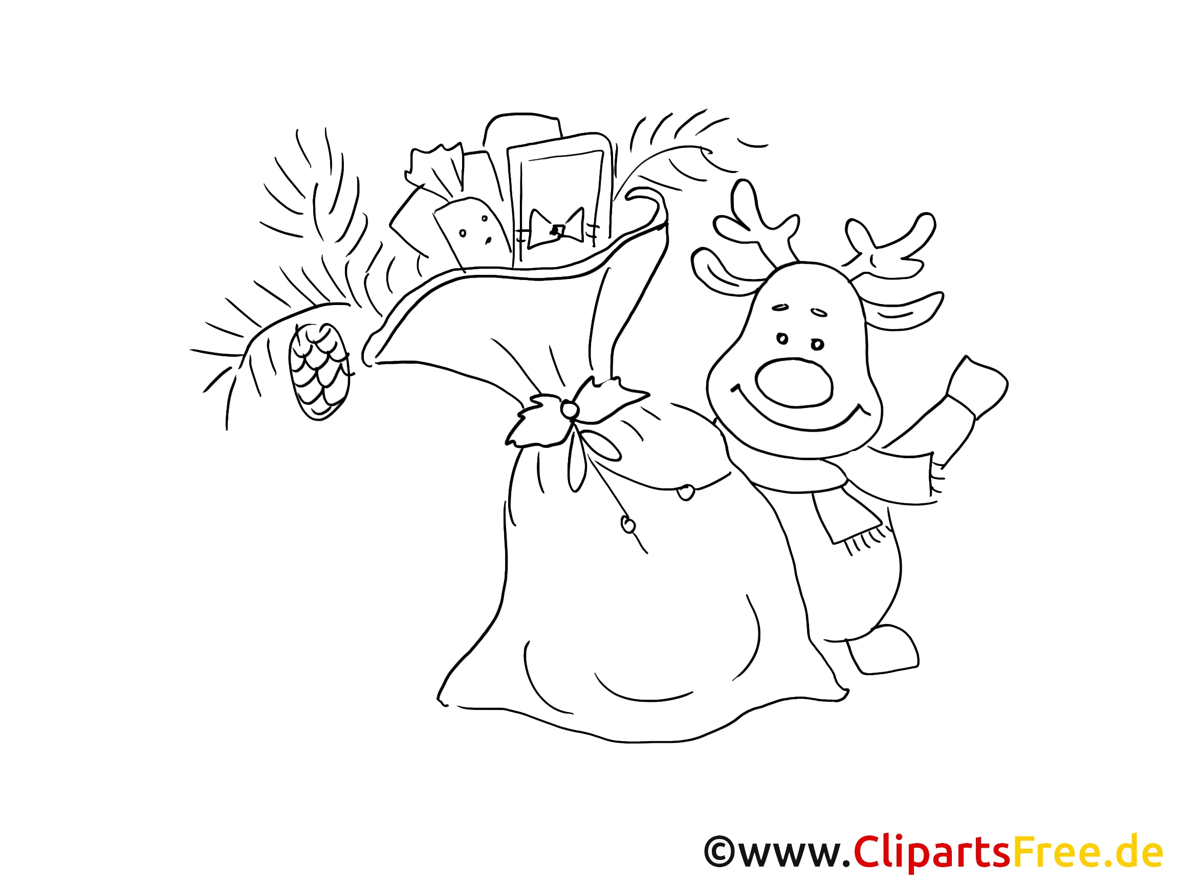 Schwarz weiss Bild zu Silvester