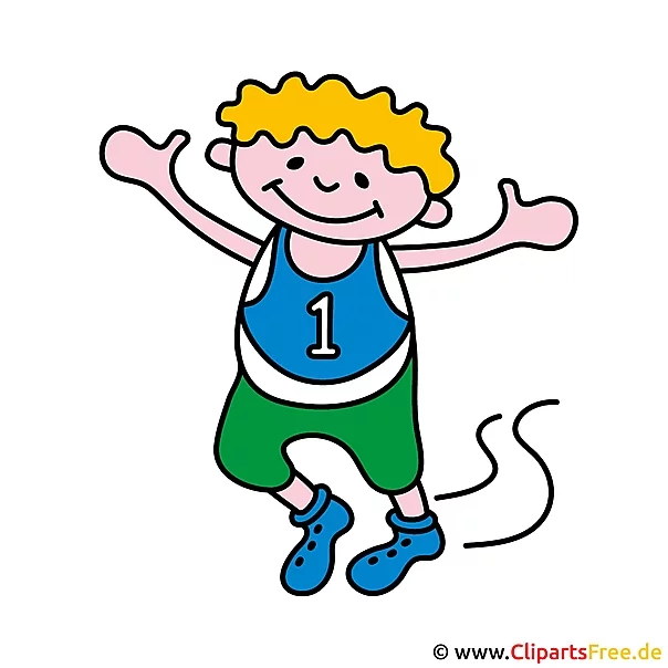 Børn Clipart - Sportsbilleder gratis