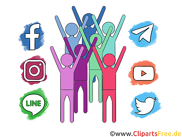 Clipart Social Networks free