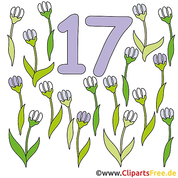 17 - Zahlen Cartoon