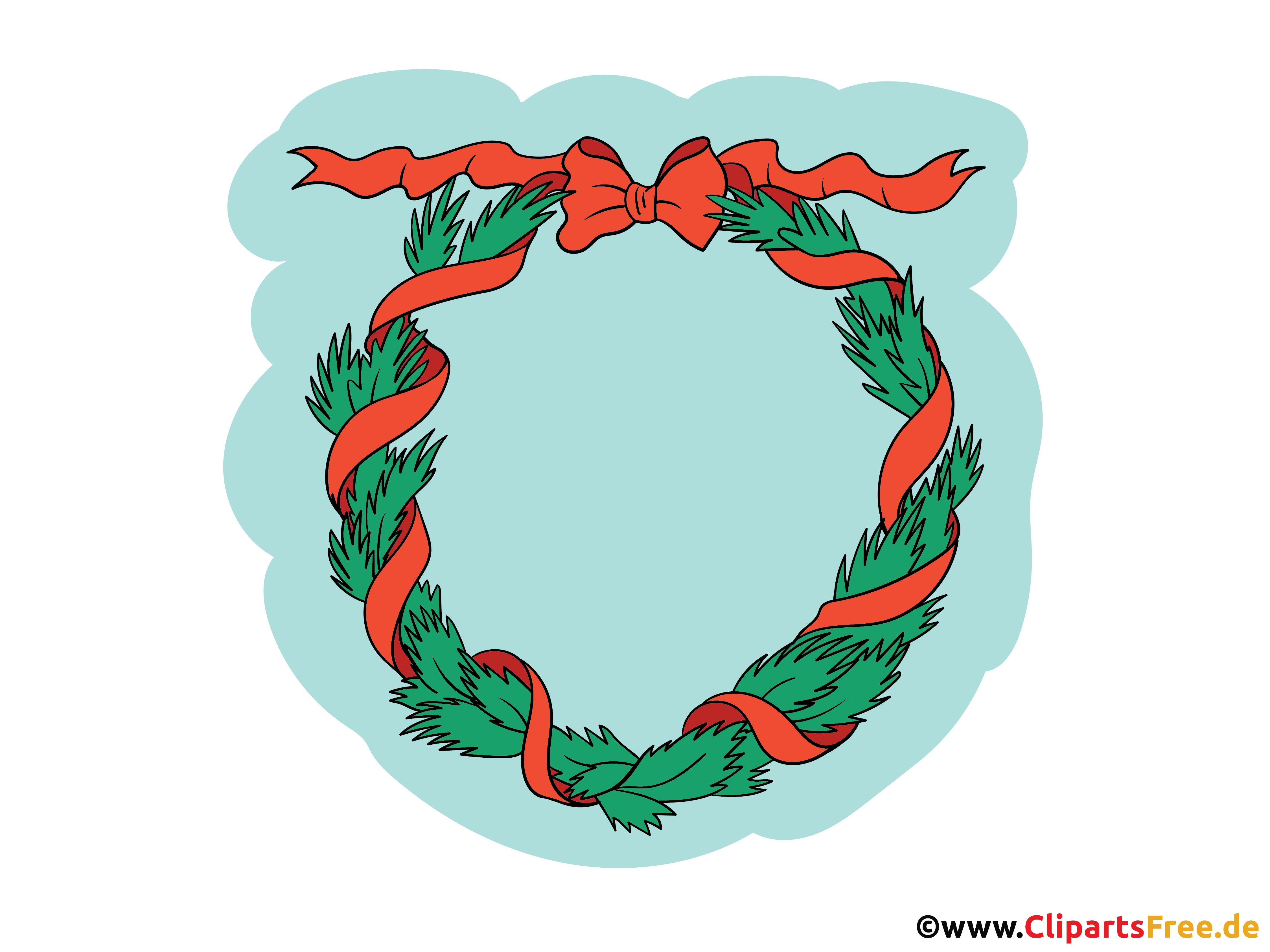 Utklipp Av Julekrans