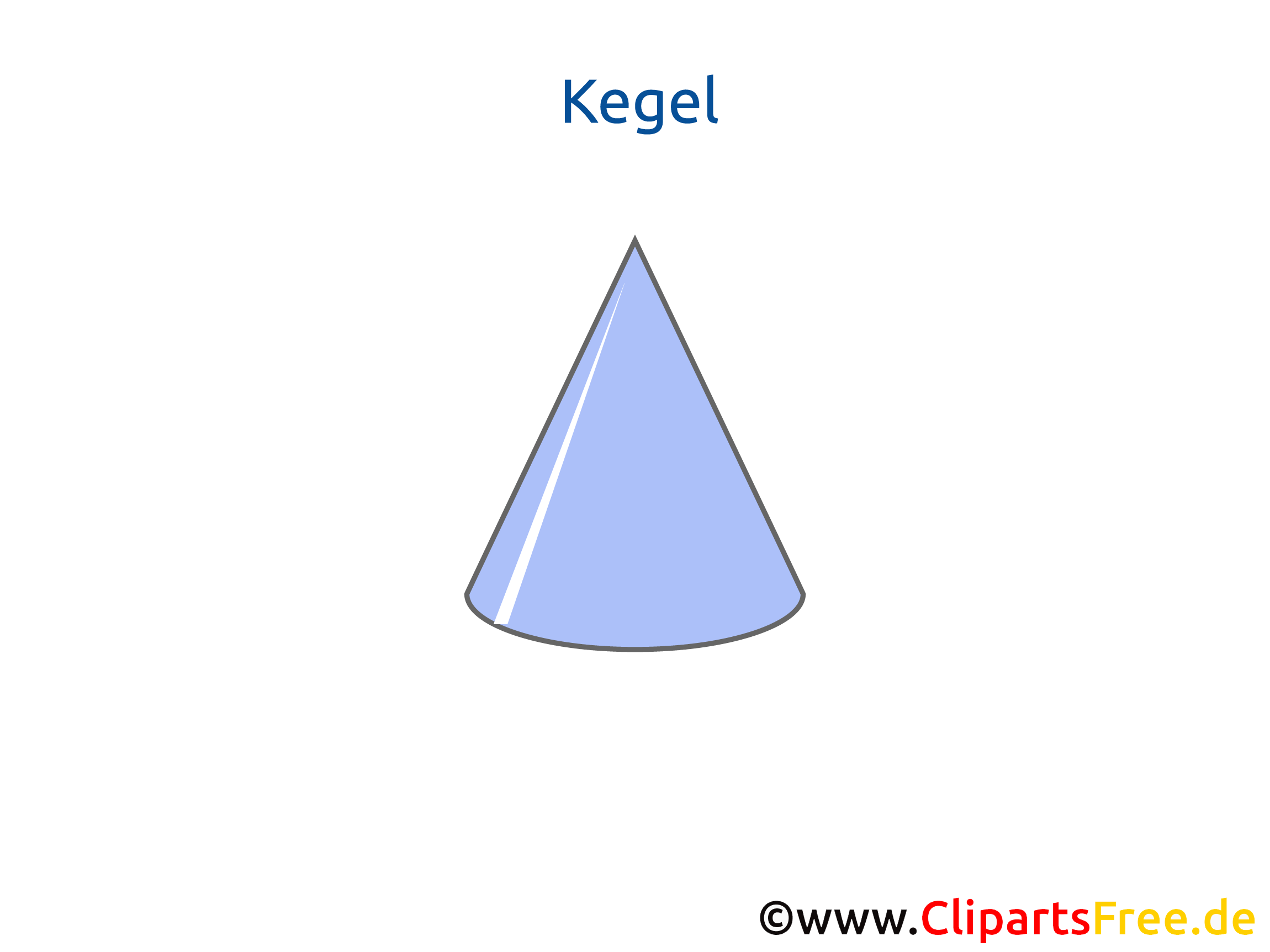 Kegel Unterrichtsmaterialien Geometrie zum Drucken