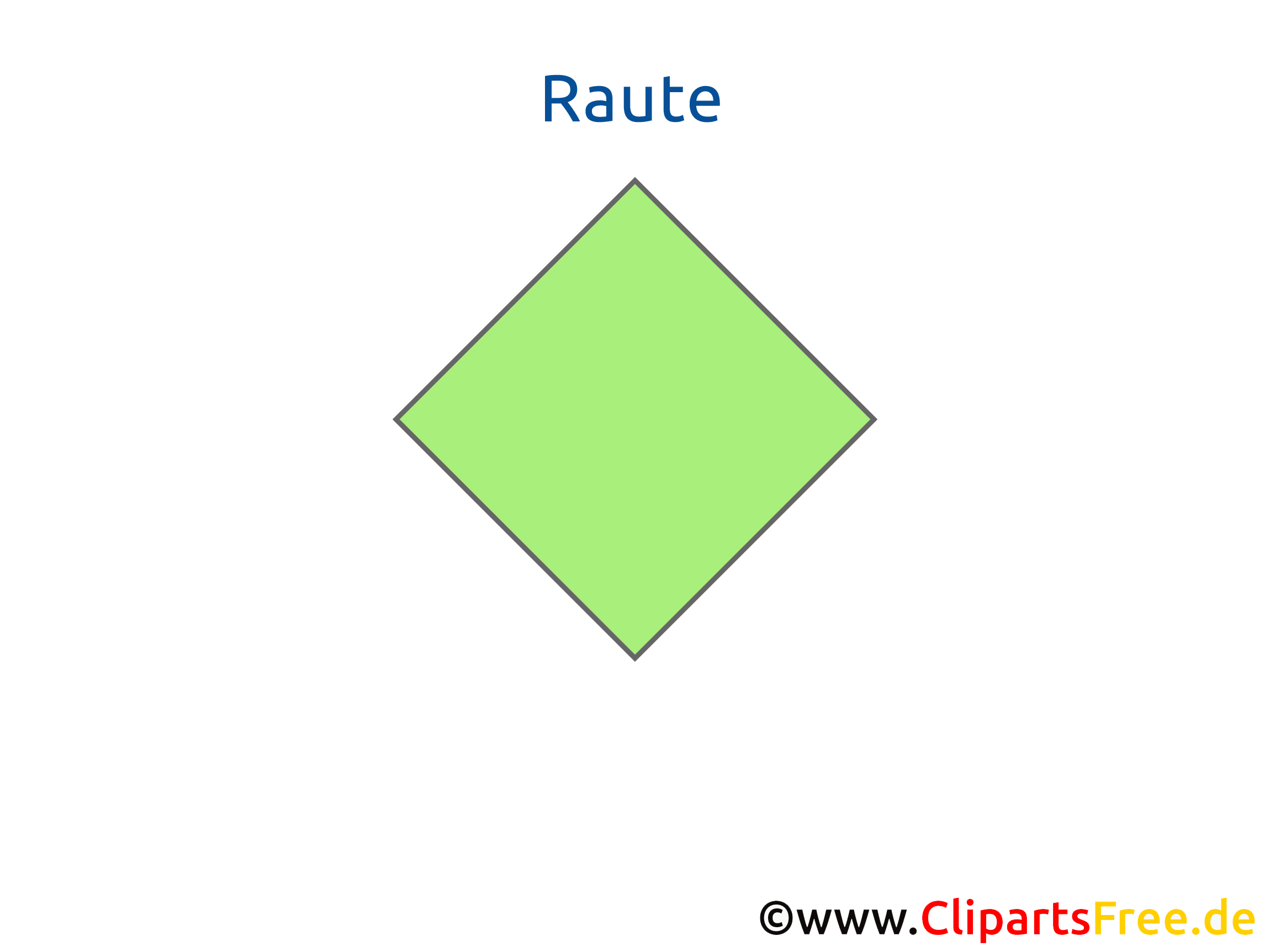 Raute Geometrie - Arbeitsblätter für die Grundschule