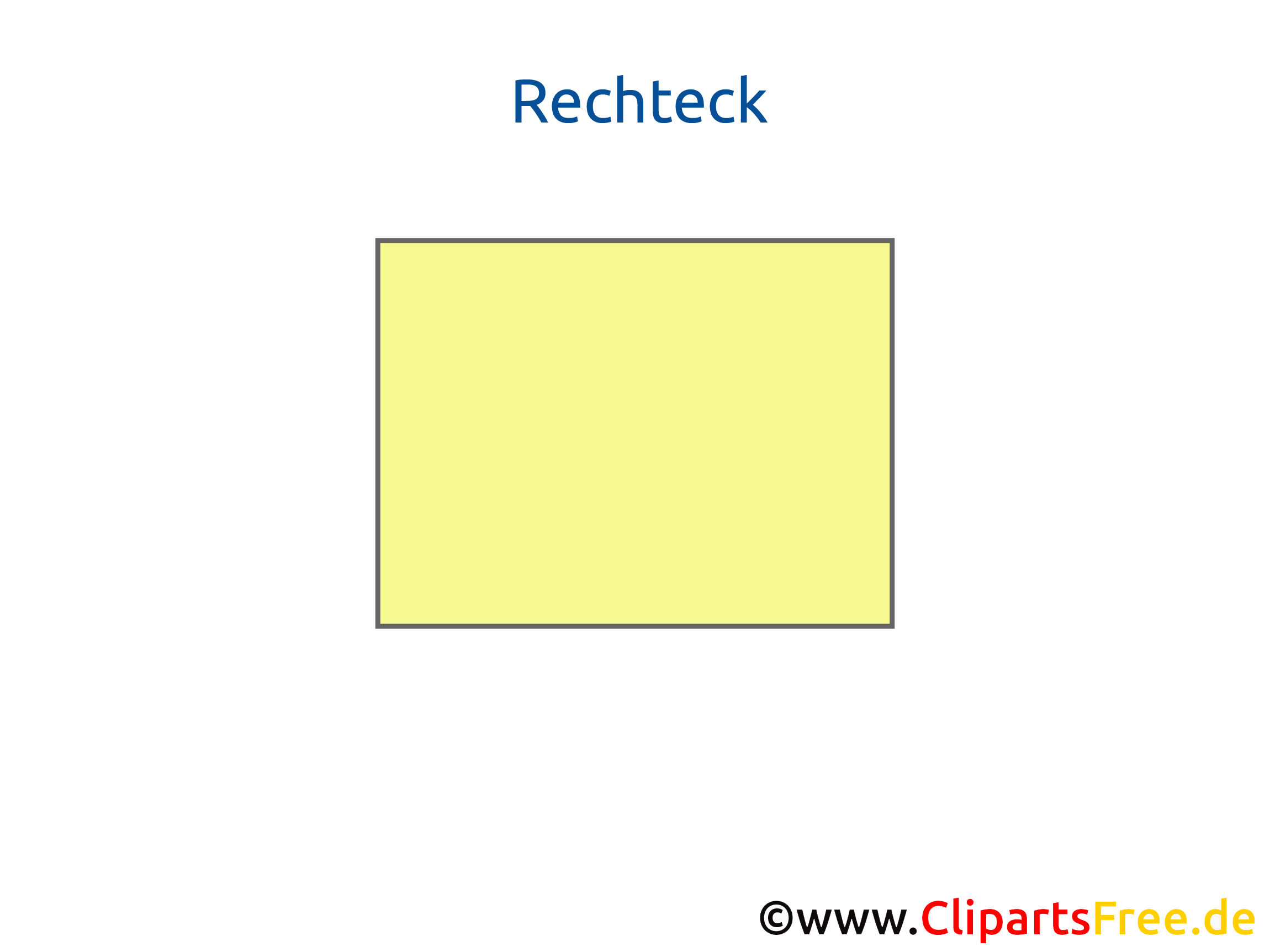 Rechteck Arbeitsblätter Geometrie zum Drucken