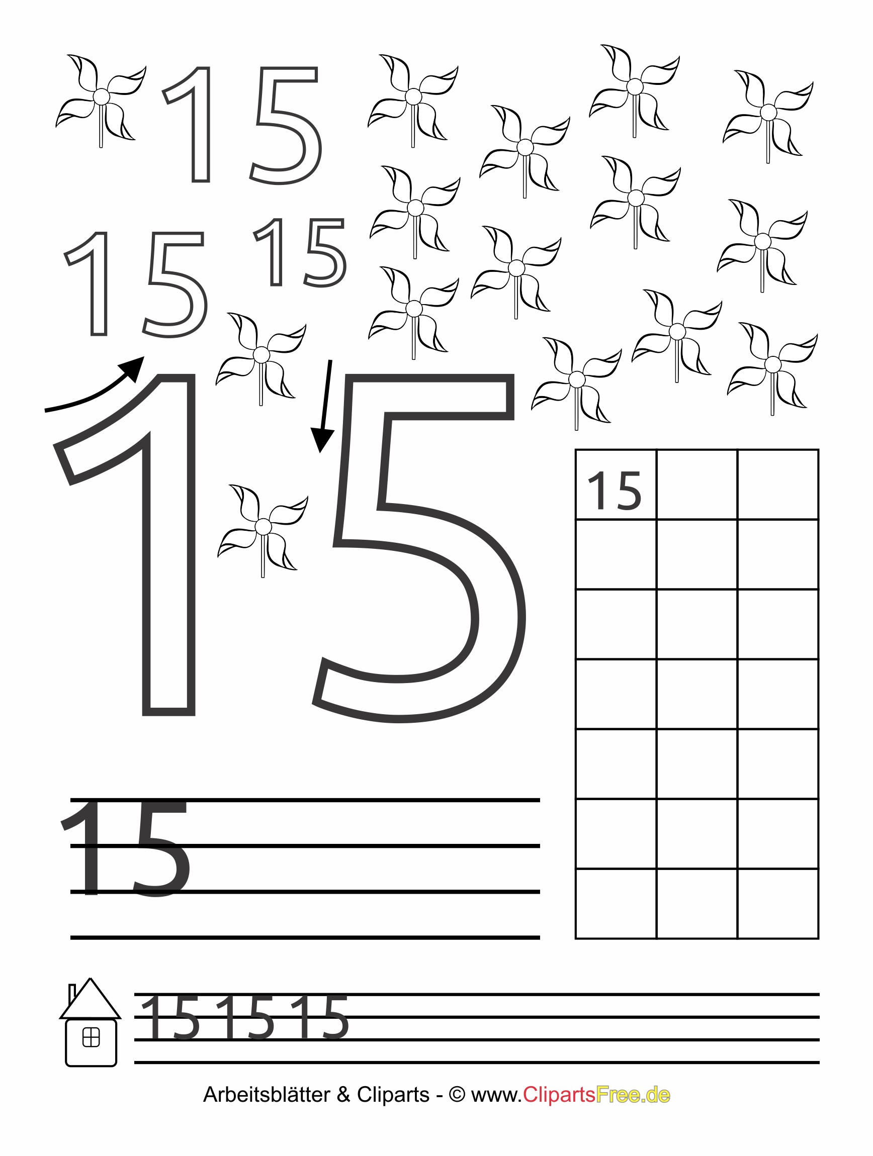 15 - Aprenda números grátis