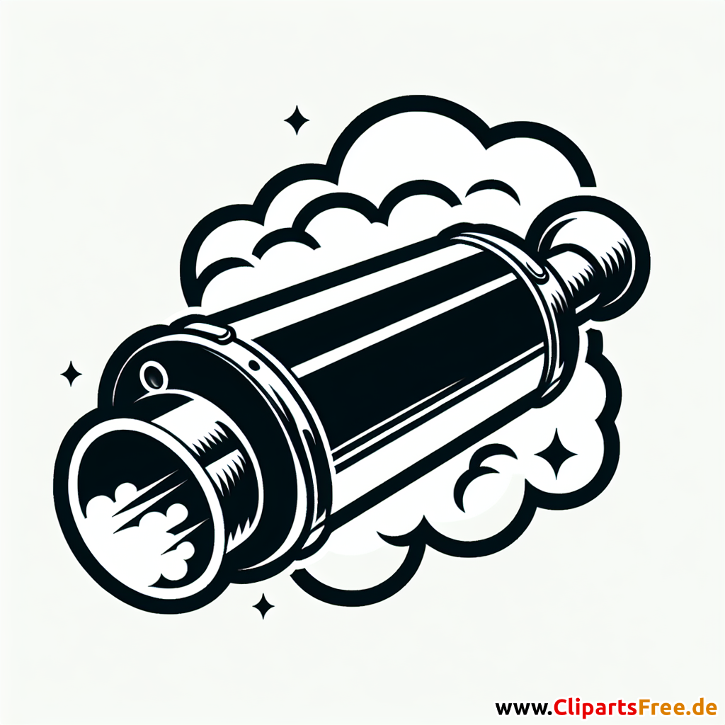Auspuff Clipart zum Thema Kfz-Werkstatt