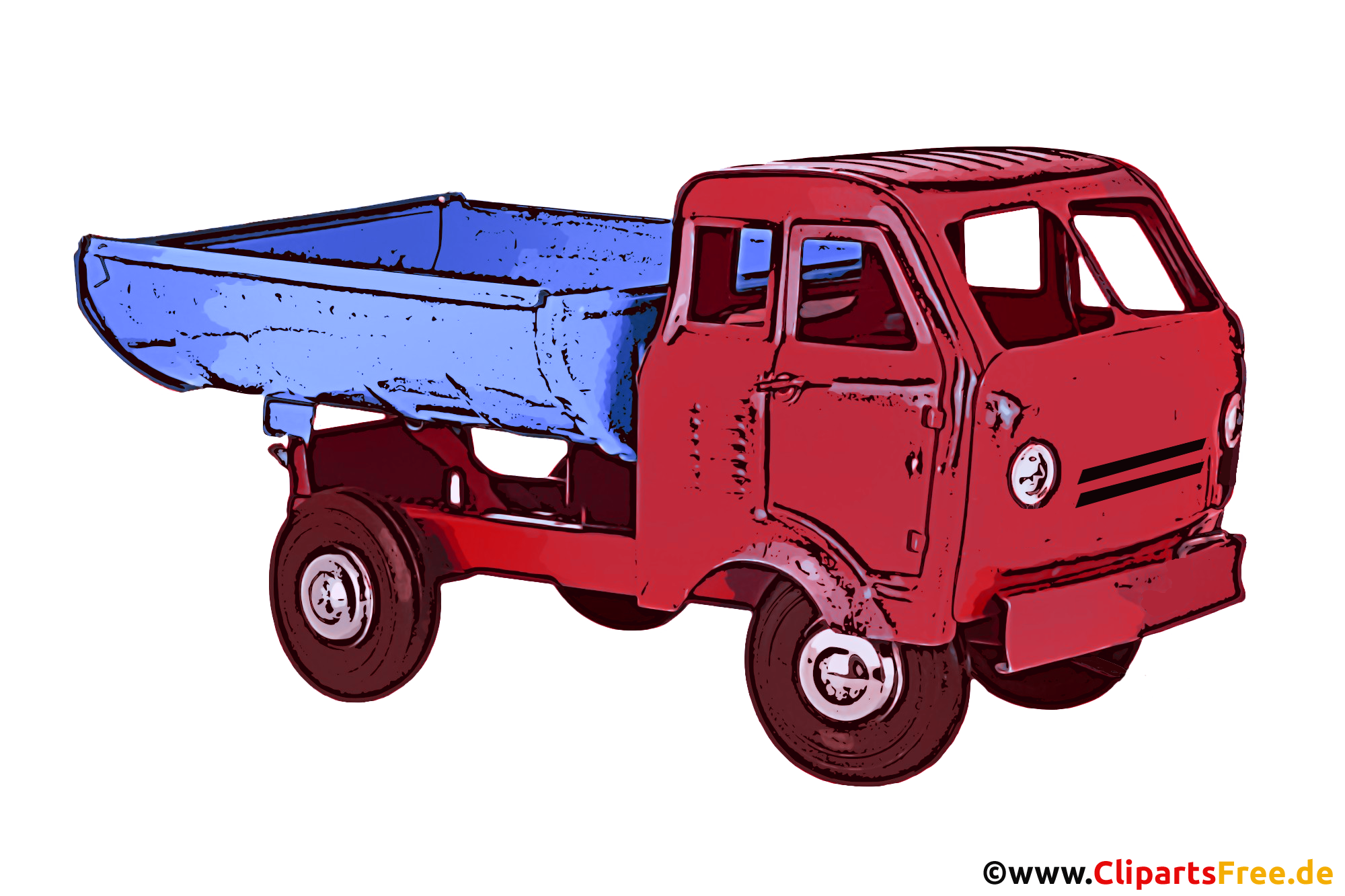 Kipper Lastwagen Clipart Illustration PNG Transparent