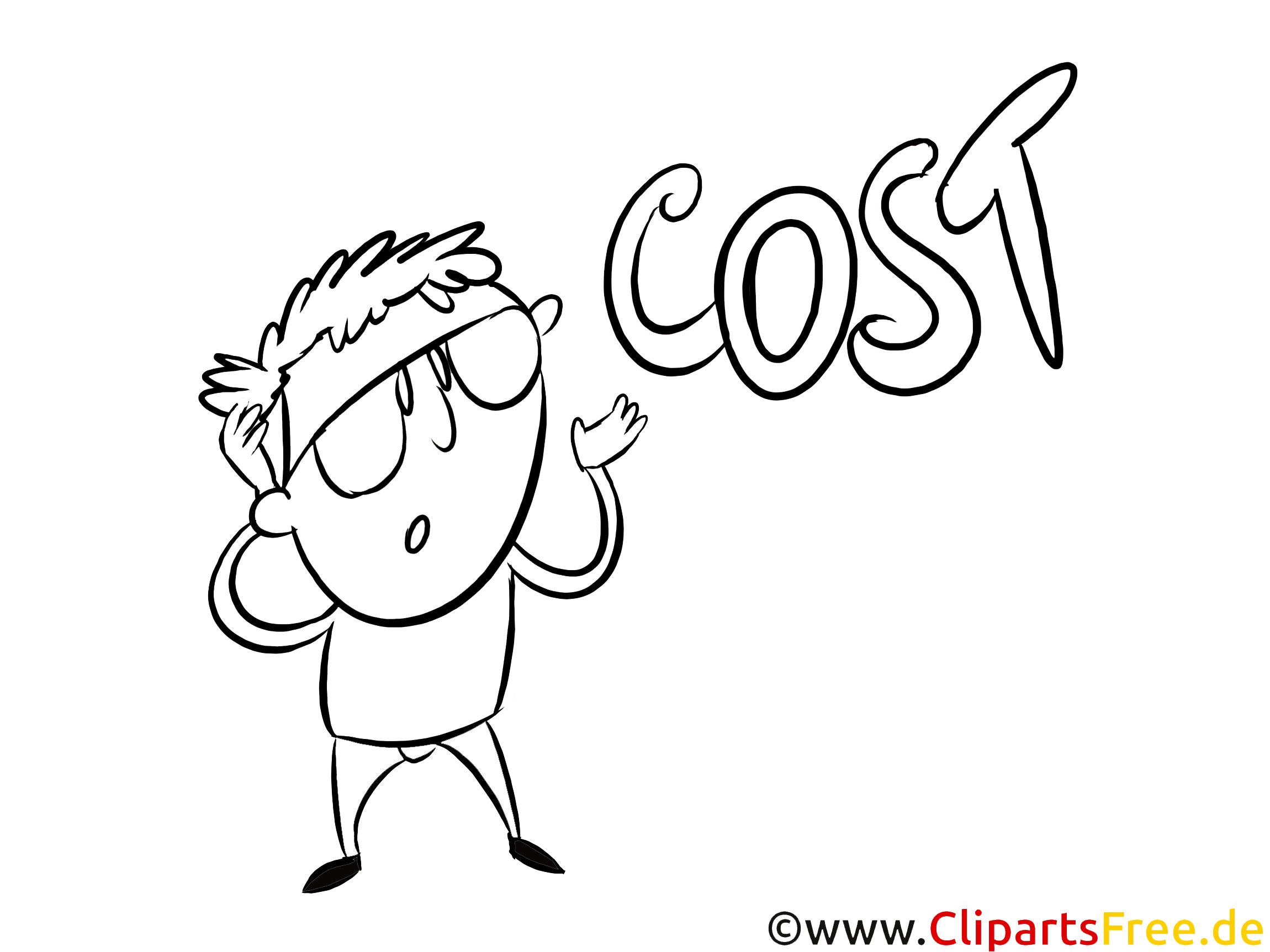 Dibujo de Costo para colorear