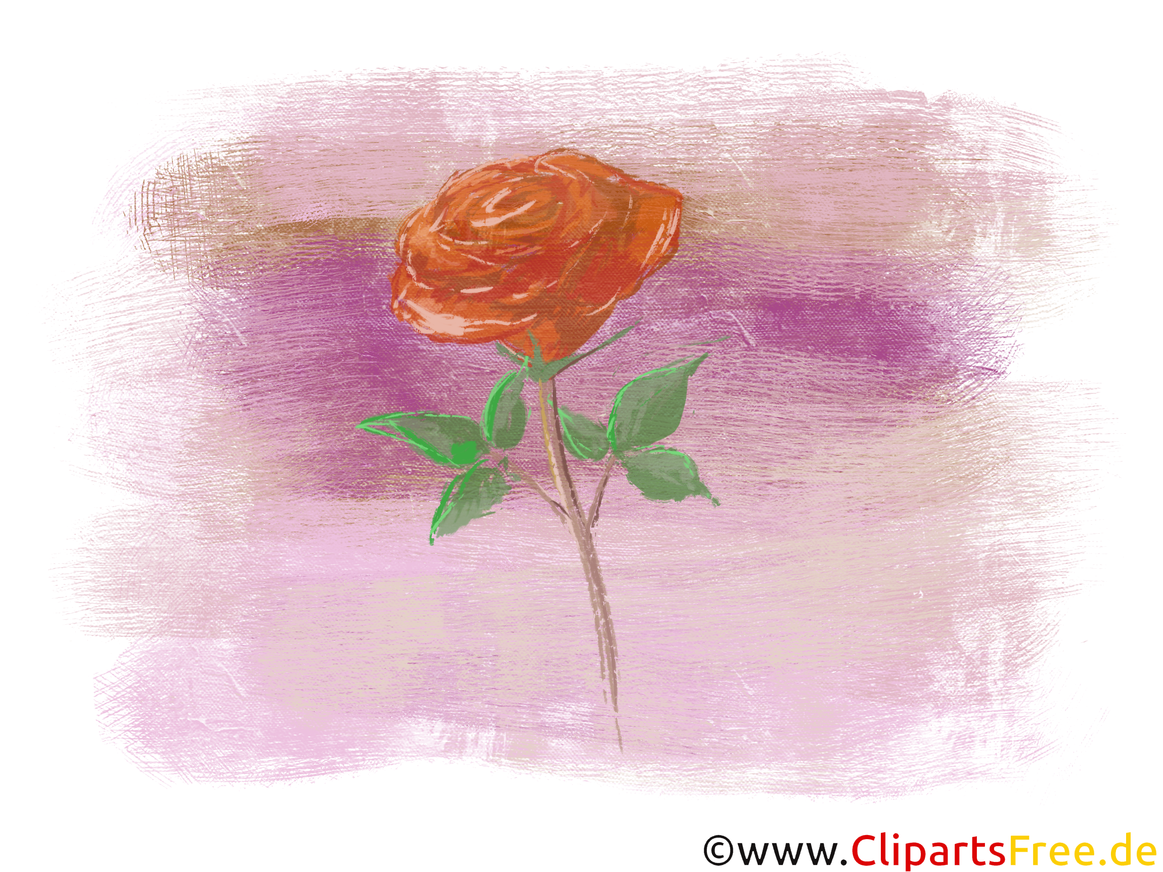 Rose Illustration, Grafik, Bild, Clip Art kostenlos