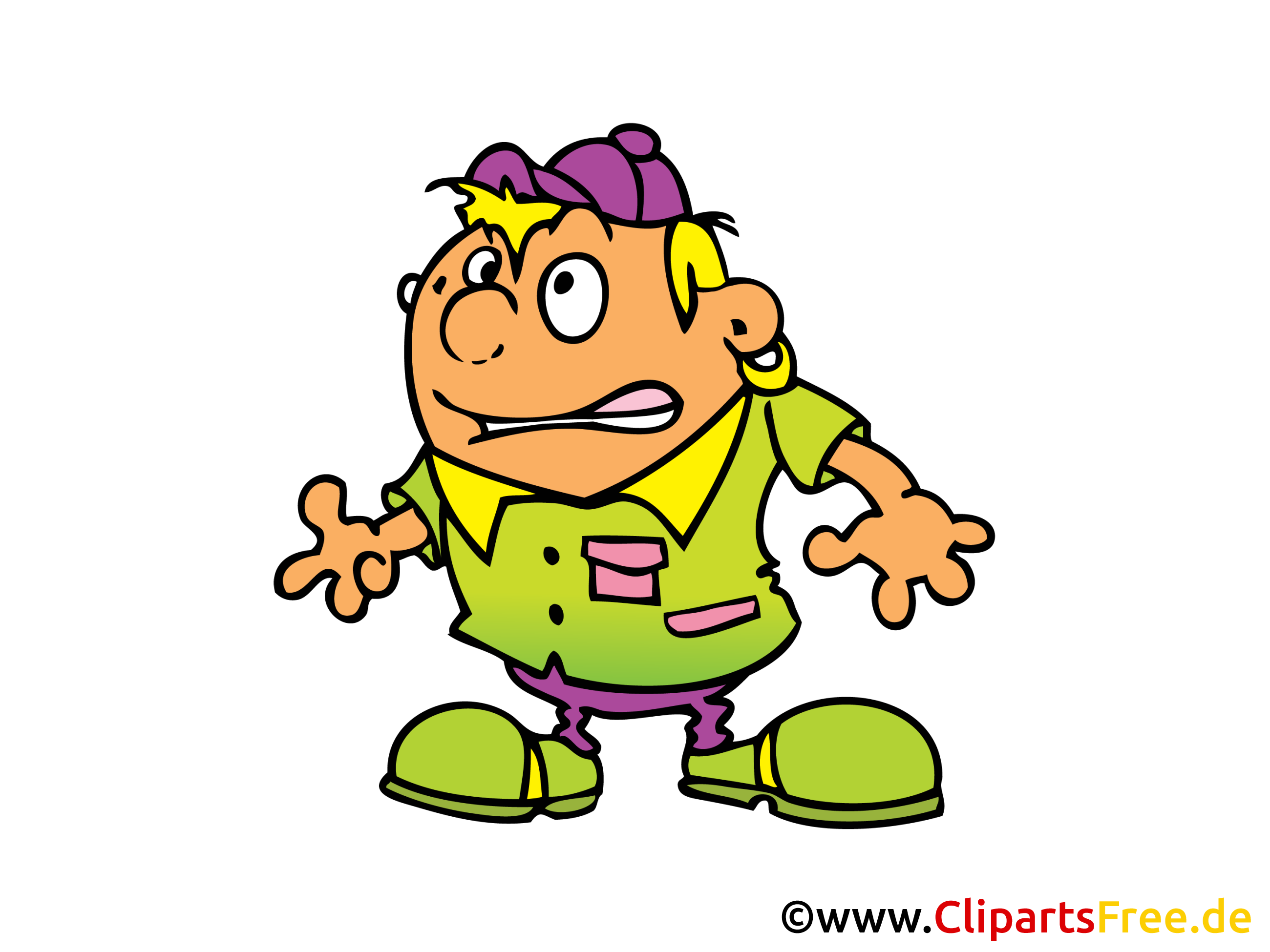 Comic Mann Bild, Clipart, Illustration, Comic, Cartoon gratis