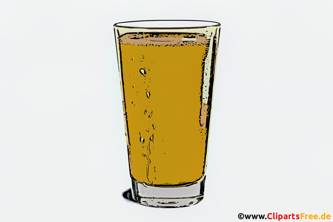 Glas mit Cocktail Clipart, Bild, Grafik