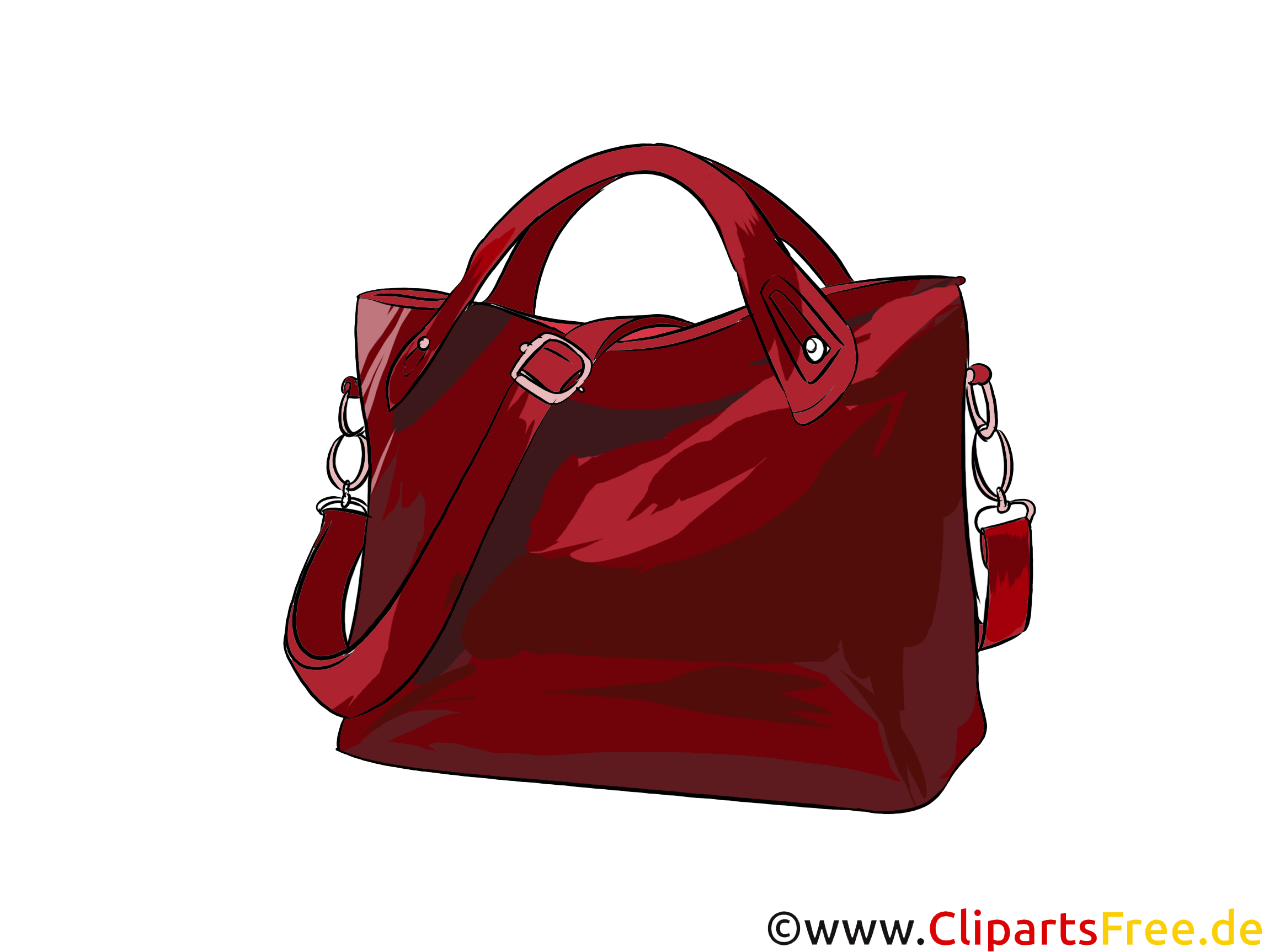 Schicke Handtasche Bild, Illustration, Clipart
