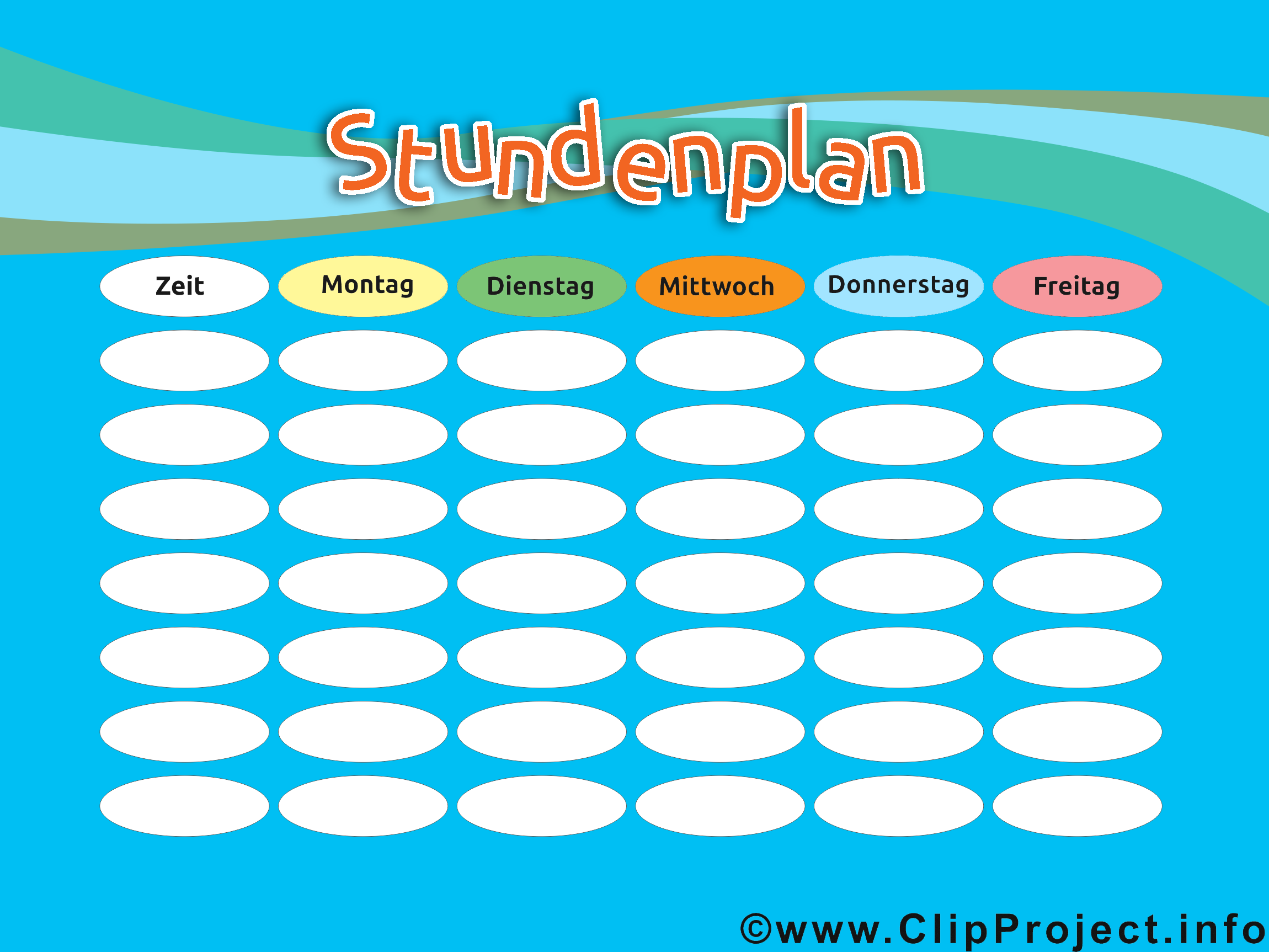 Stundenplan Grundschule