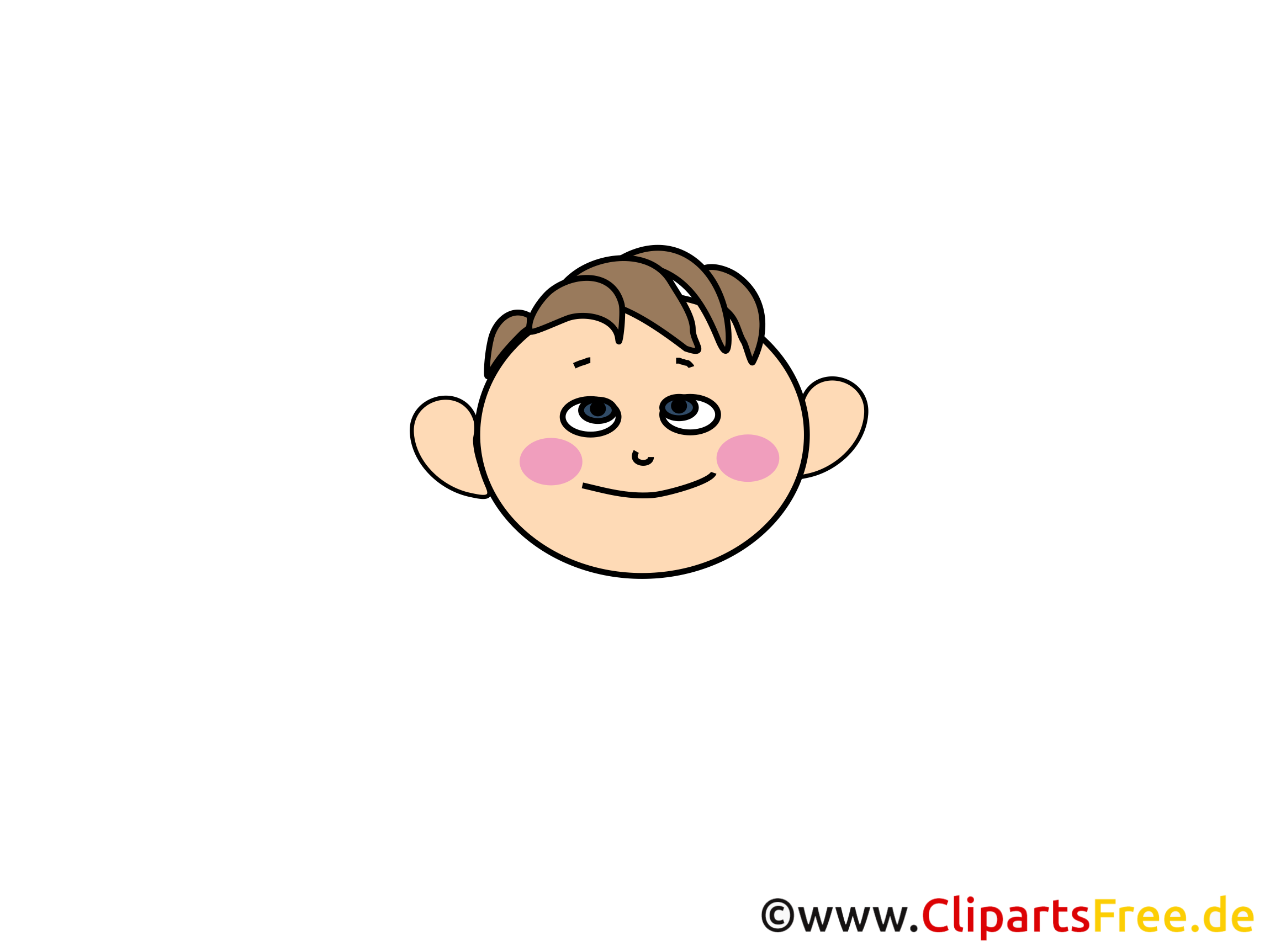 Froh Clipart, Bild, Cartoon, Comic, Illustration gratis