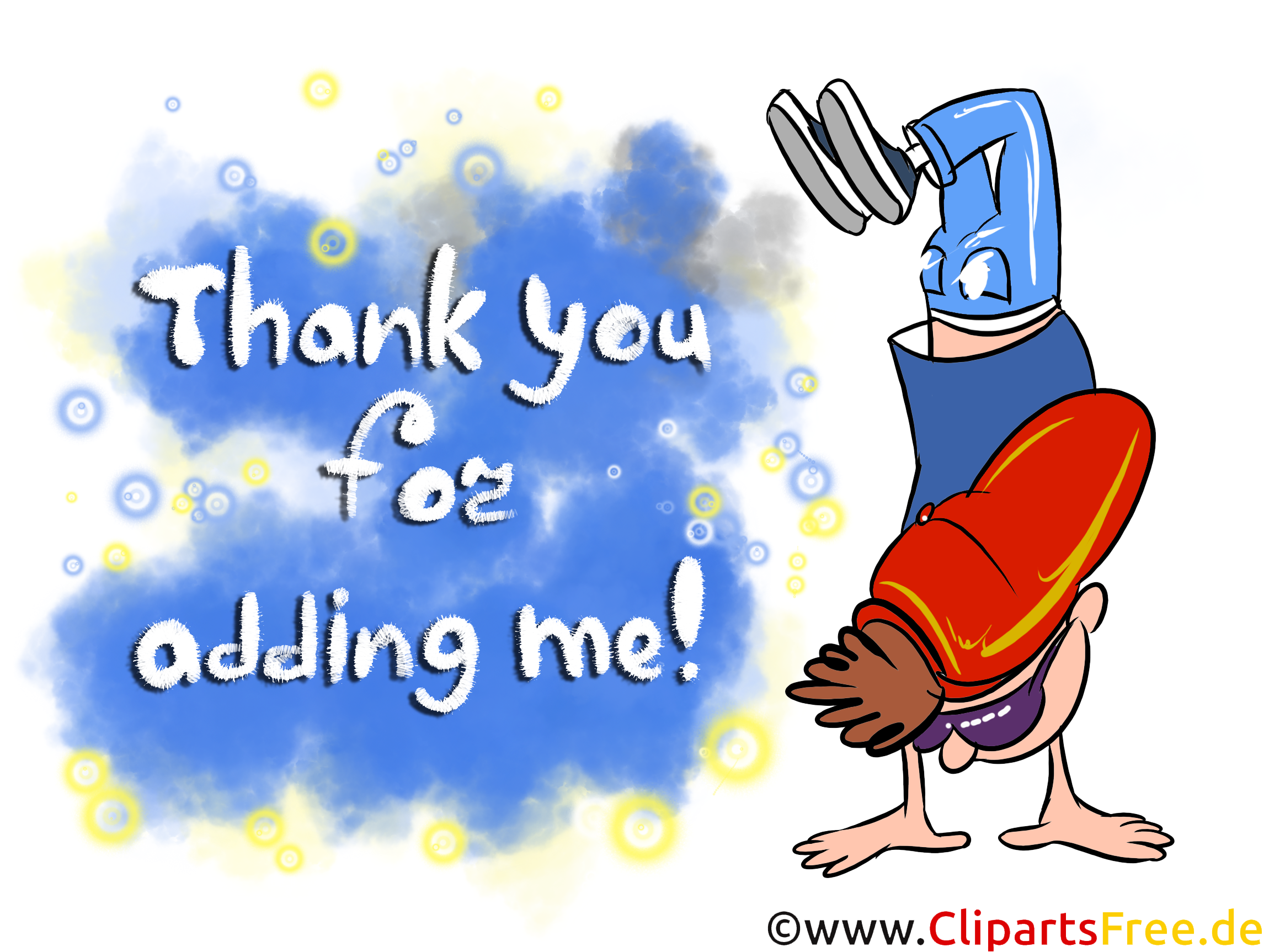 Facebook Bilder - Thank you for adding me für soziale Netzwerke