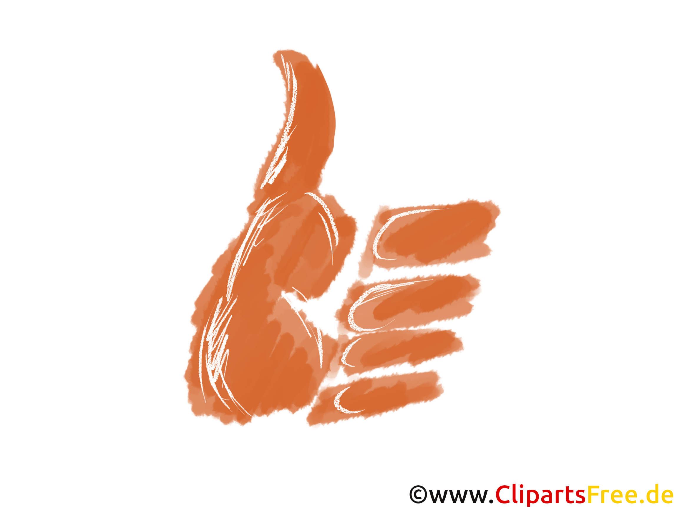 Clipart-Bild Daumen nach Oben