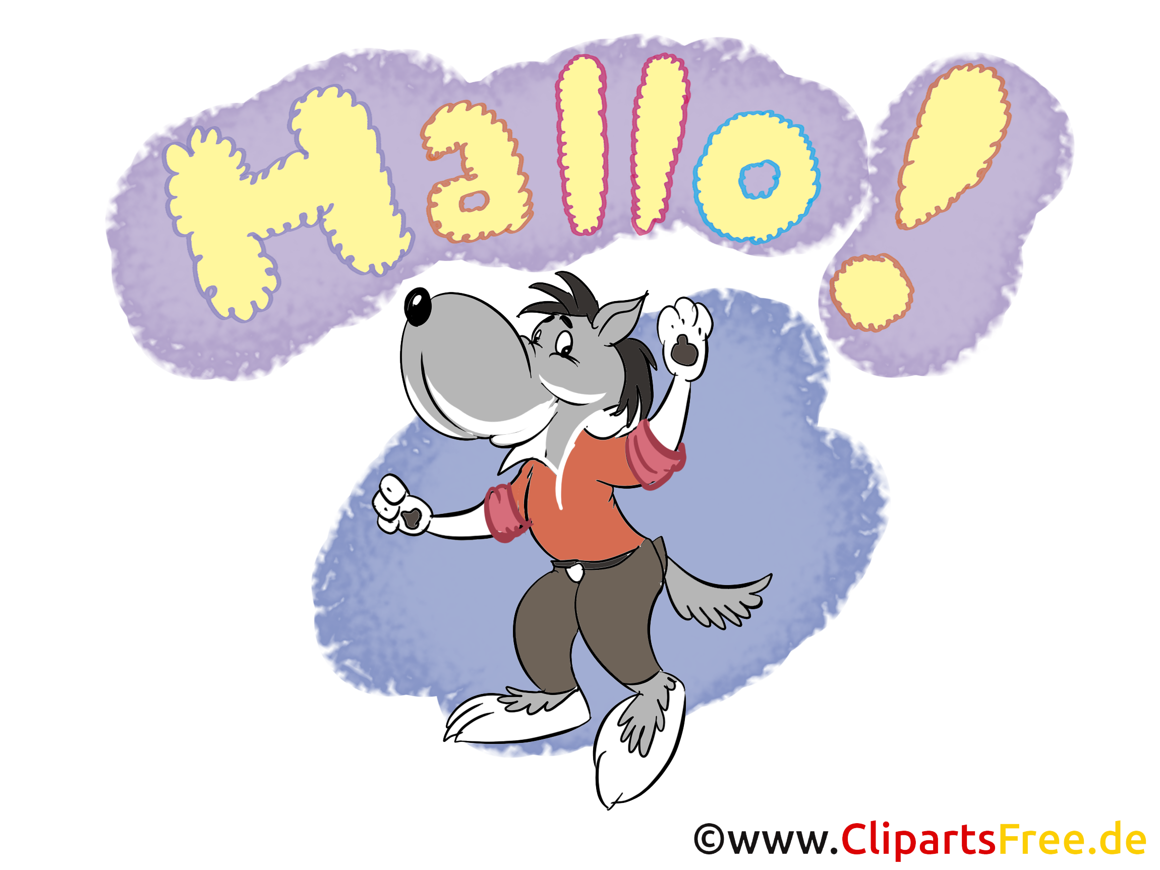 Hallo GB Bild, Clipart, Status Bild, Grusskarte