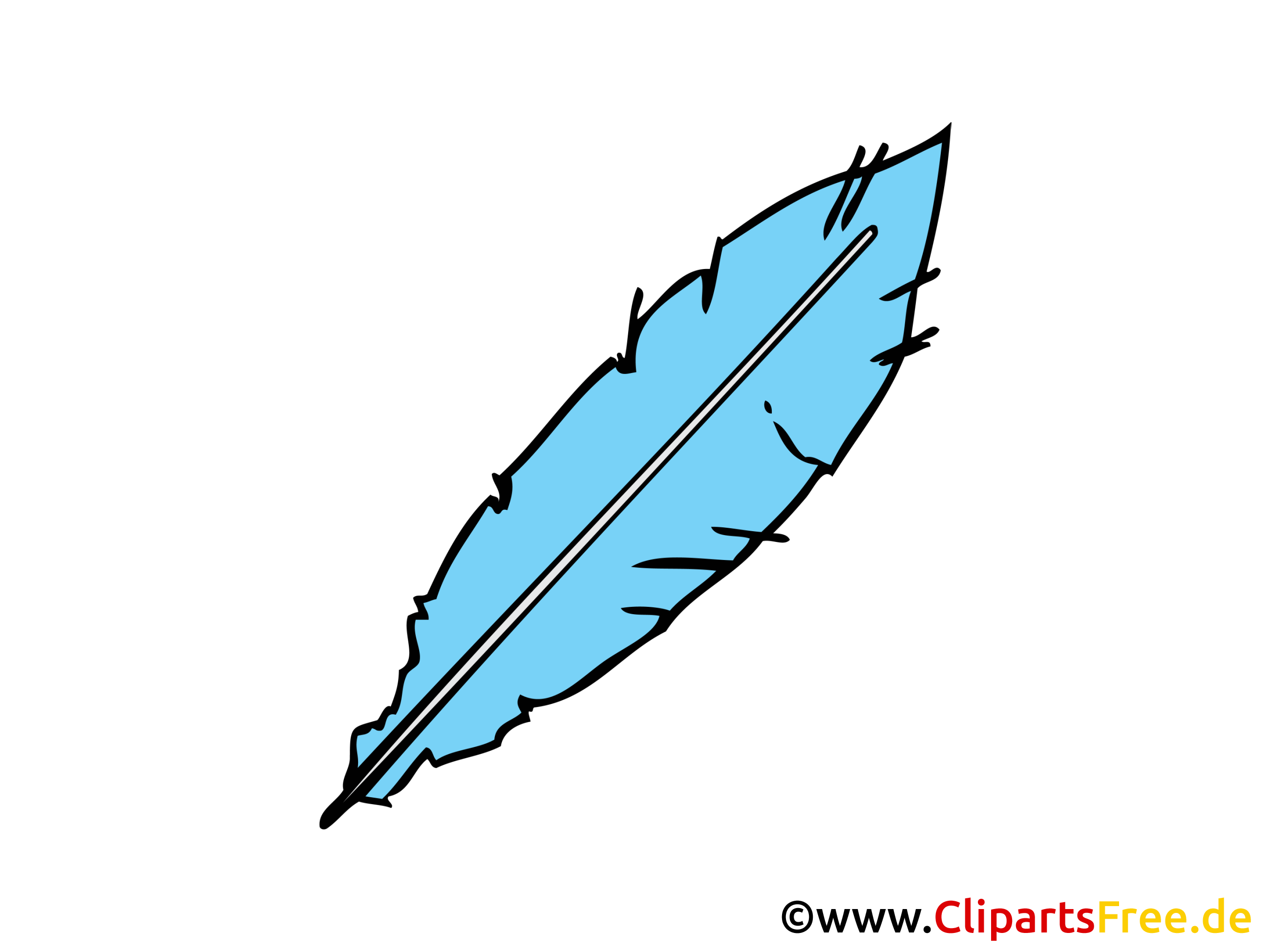 Feder zum Schreiben Bild, Clipart, Illustration, Grafik gratis