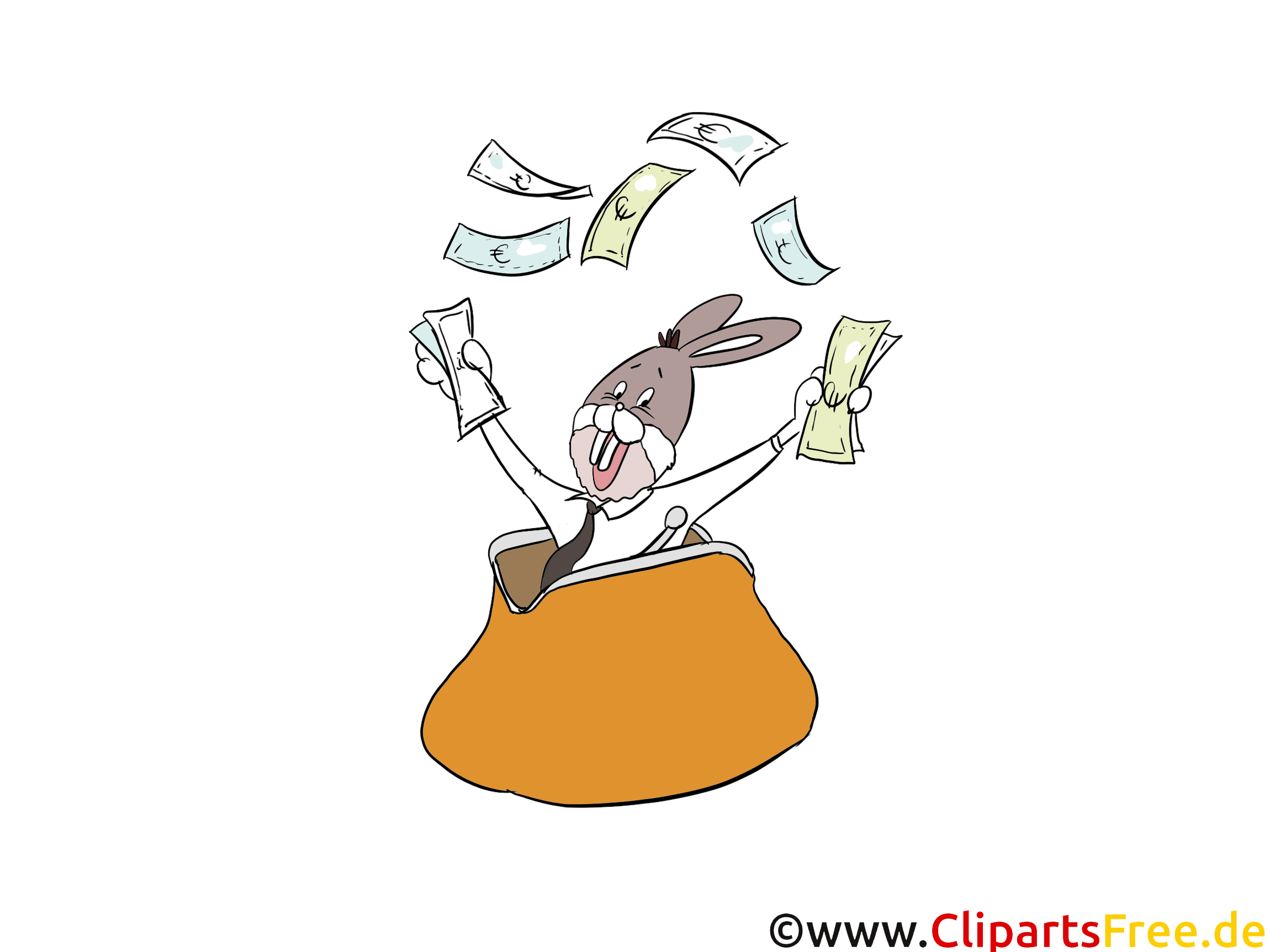 Pengesekk utklipp, illustrasjon, bilde, tegneserie, tegneserie