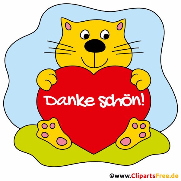 Tarjeta de felicitación animada de agradecimiento en formato gif