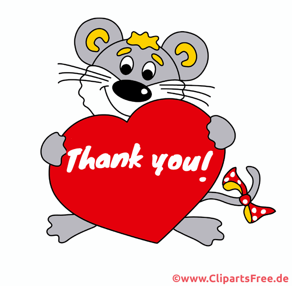 Tarjeta de felicitación animada con gif de agradecimiento