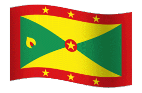Grenada Flagge Gif animated