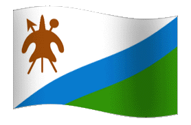Lesotho Cờ Gif Animation