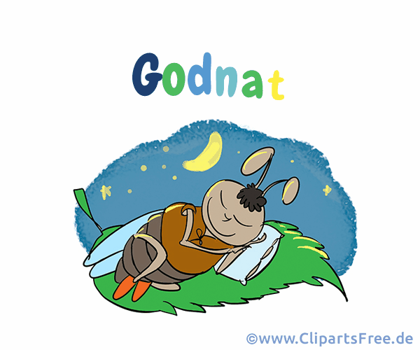 Godnat i dansk gif-animation