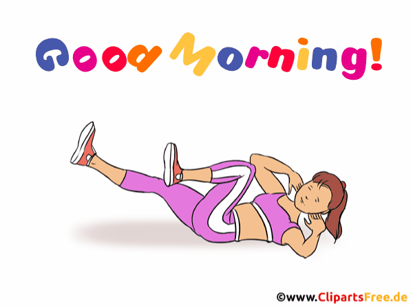 Animation aktiver Start in den Tag - Guten Morgen Gifs