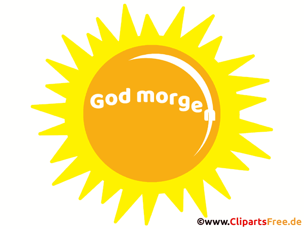 Godmorgen på norsk - Animerede billeder gratis