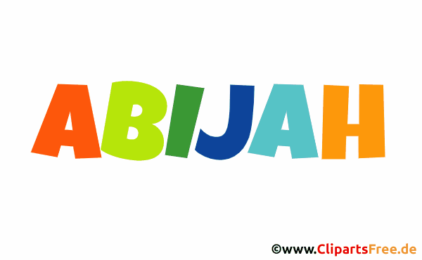 Abijah primeiro nome para meninos como uma imagem GIF animada