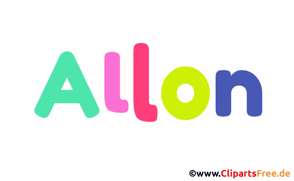 Allon persönliches Namensbild - Bilder mit Vornamen