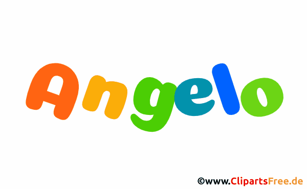 Imagem de Angelo com nome - imagens gif de nomes de crianças