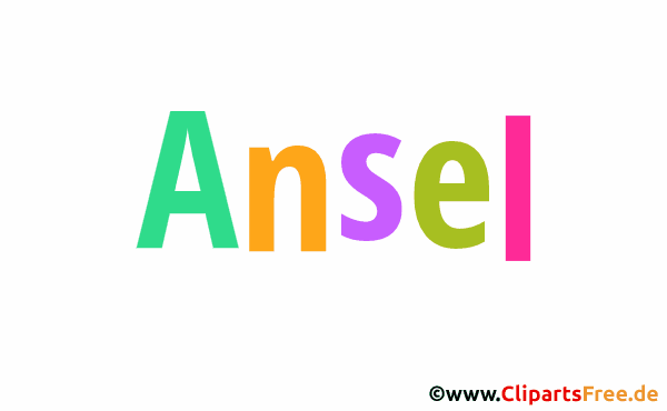 Nombres de Ansel para niños: nombres de bebés como imágenes animadas