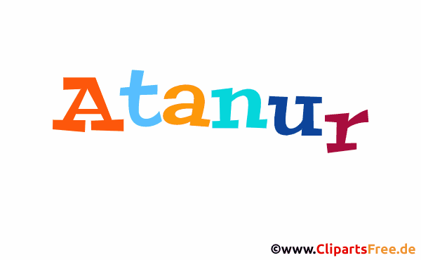 Atanur dreng fornavn animeret billede i gif-format