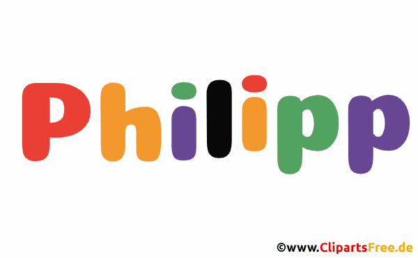 Philipp Name für Jungen als Gif-Animation